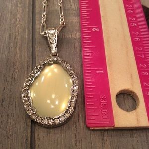 Handmade | Jewelry | Authentic Sterling Silver Chain With Cz Pendant ...